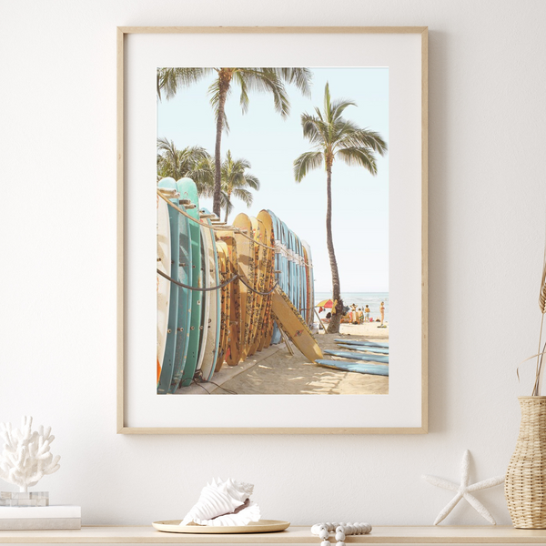Surfboards Photographic Art Print – Pacific Framing